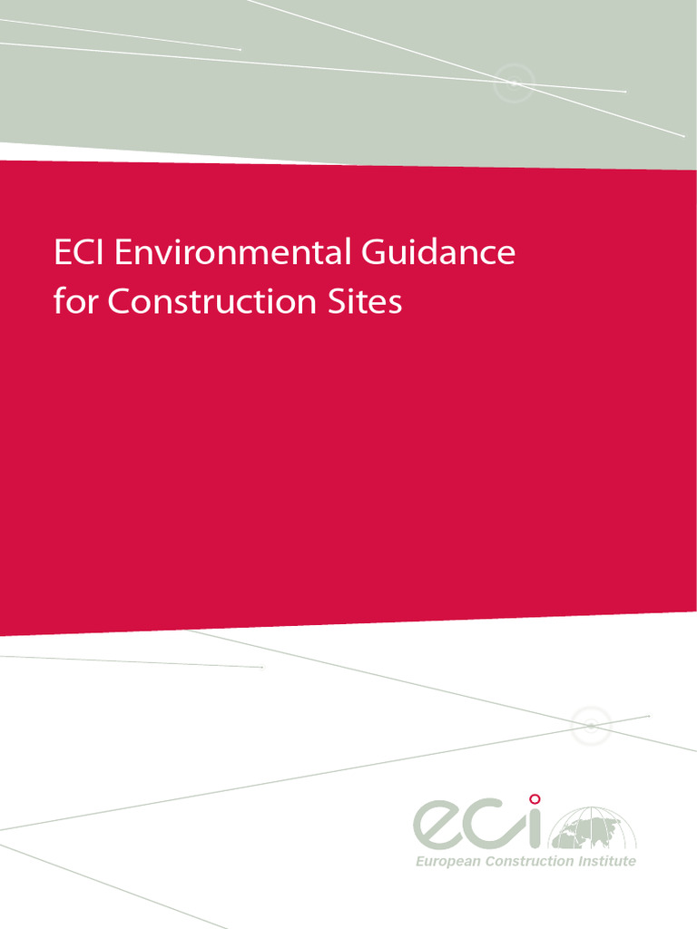 ECI Environmental Guidance for Construction | PDF | Waste | Recycling