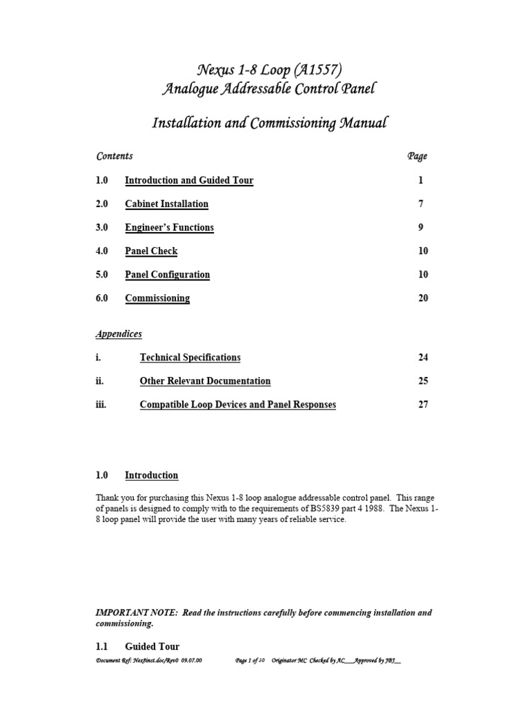Nexus 1-8 Alarm Panel Manual | PDF | Relay | Light Emitting Diode