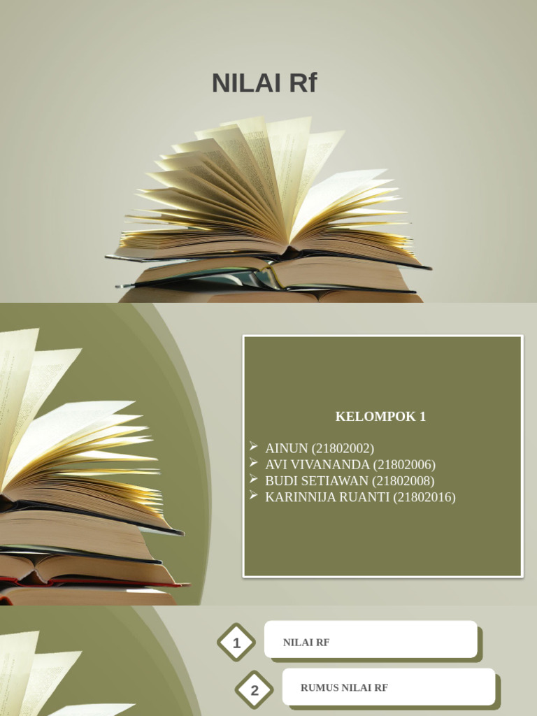 Pengertian dan Perhitungan Nilai Rf | PDF