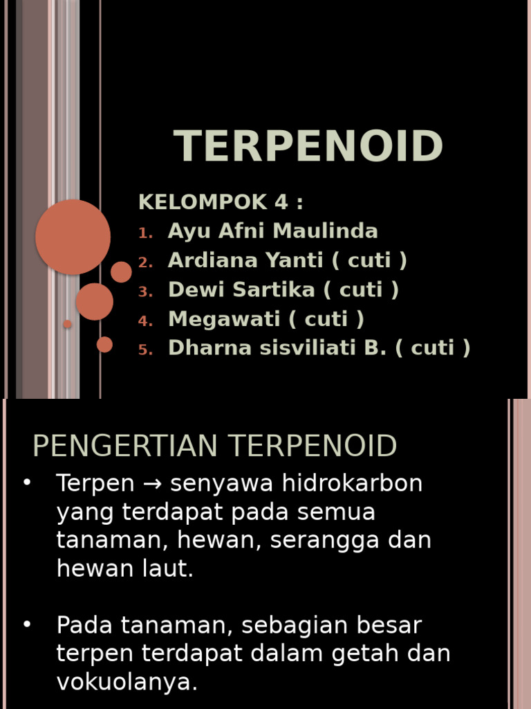 farmakognosi TERPENOID 1 | PDF