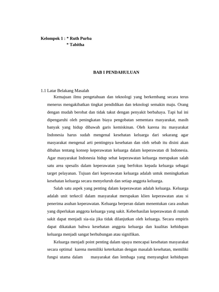 KONSEP KELUARGA Kel | PDF