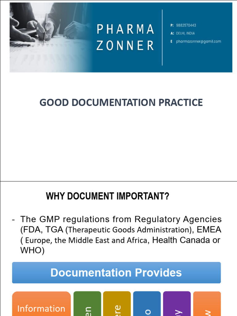 Good Documentation Practice (GDP) | PDF | Version Control | Information ...