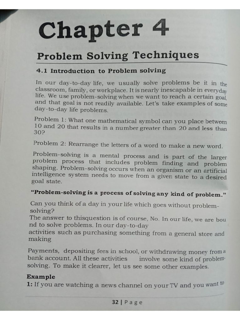 Digital Technology and Solutions Ch - 4 | PDF