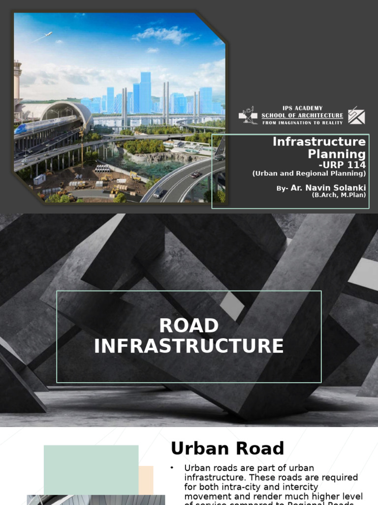 Urban Road Infrastructure Planning Guide | PDF | Traffic | Road