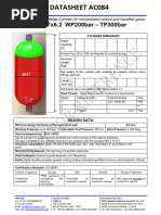 Standard Gas Cylinder Size Chart | PDF | Litre
