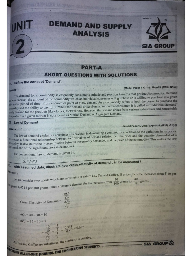 Unit 2 Befa | PDF | Demand | Demand Curve