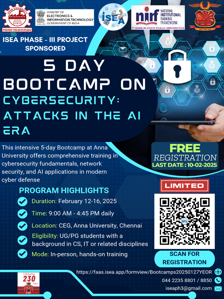 Bootcamp On Cyber Security - Brochure | PDF | Computer Security | Security
