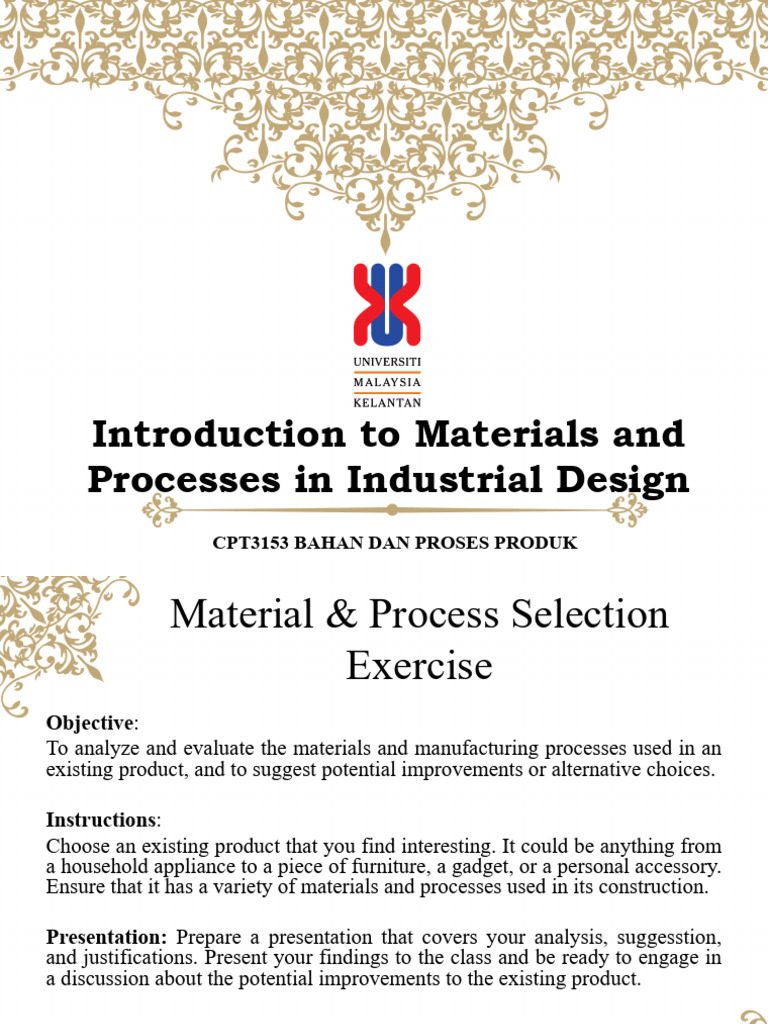 1tutorial - Introduction To Materials and Processes in Industrial ...