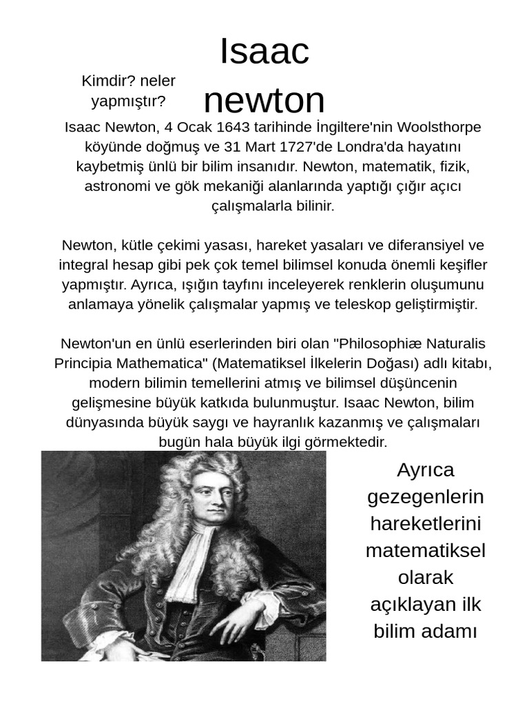 Isaac Newton | PDF