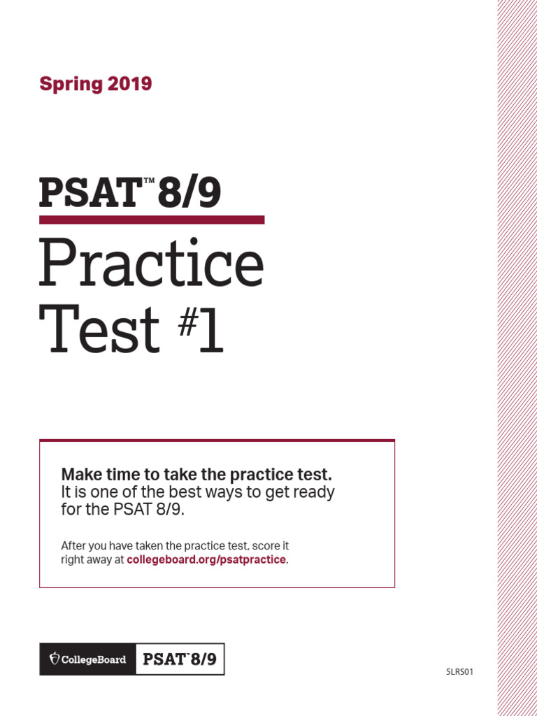 Spring 2019 PSAT 8 9 Test | PDF