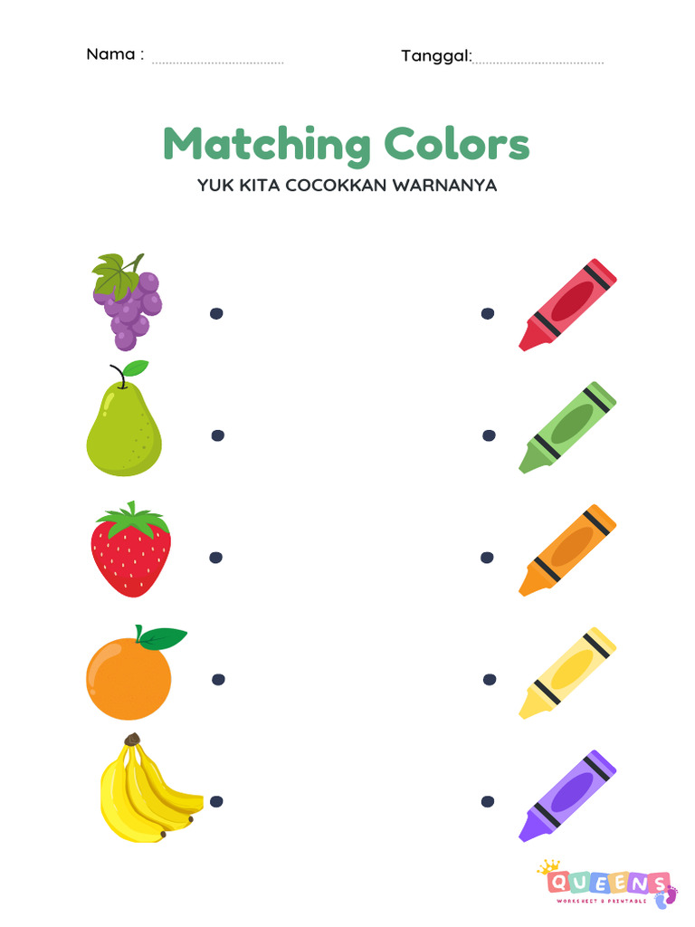 MENCOCOKKAN WARNA BUAH | PDF