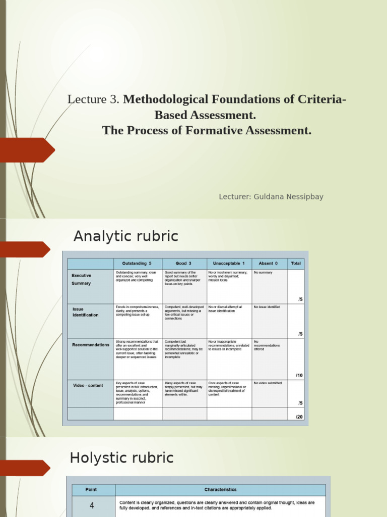 New Lecture 3. The Process of Formative Assessment | PDF | Educational Assessment | Procedural ...