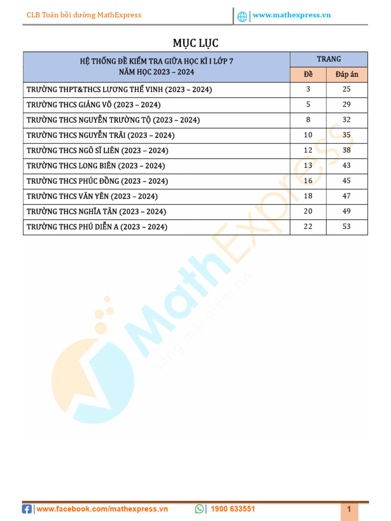 Kiem Tra Giua Ki 1 Lop 7 Nam Hoc 2023 2024 - 4 | PDF