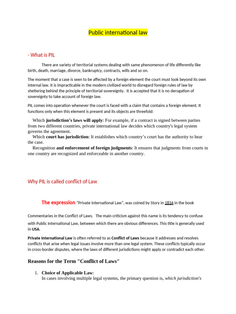 What is PIL | PDF | Domicile (Law) | Marriage