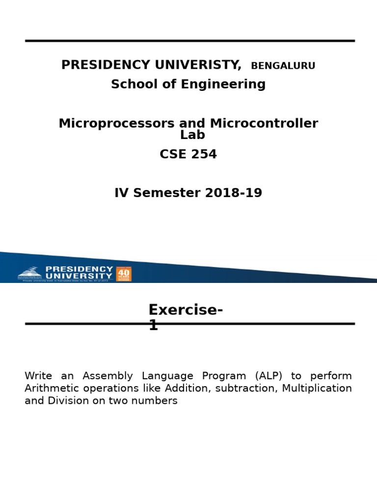 Exercise-2 - BCD Addition | PDF