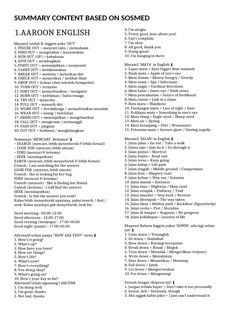 Vocab | PDF | Receipt | Cuisine