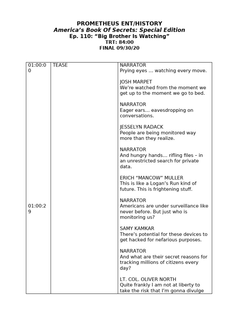 Americas Book of Secrets Special Edition S02E04 | PDF | National ...