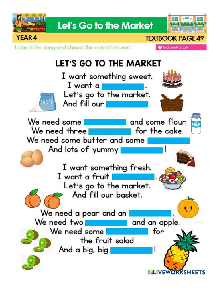 Lets Go To The Market | PDF