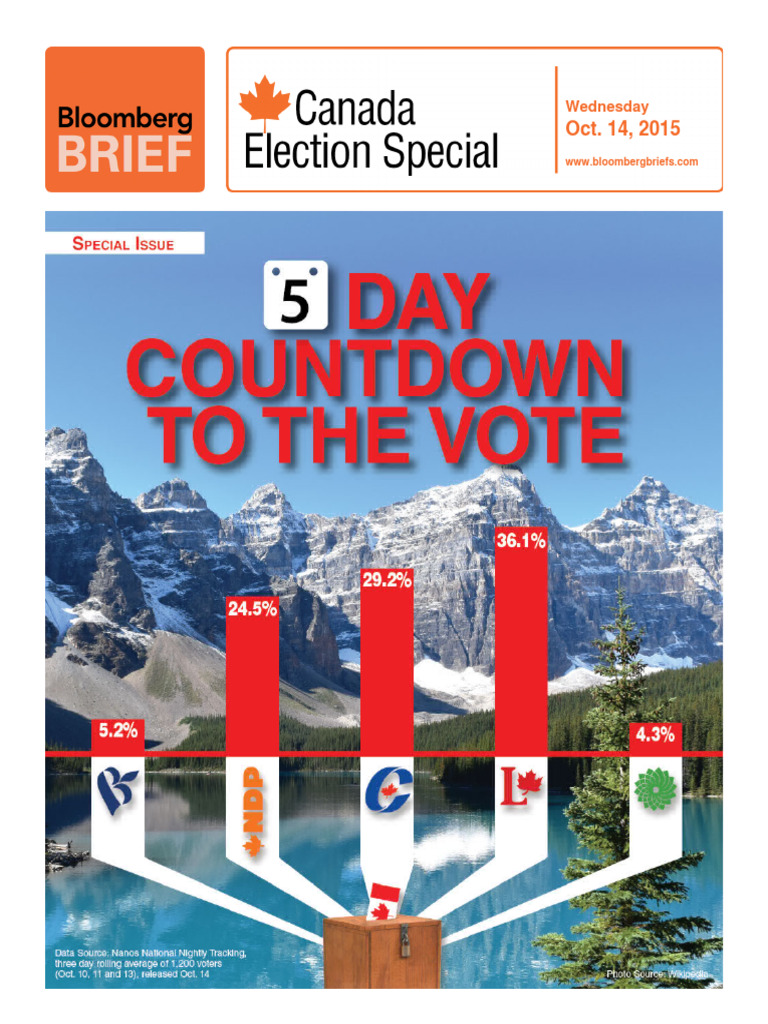 Canada Election 2015: Economic Outlook | PDF | Pierre Trudeau | Justin ...