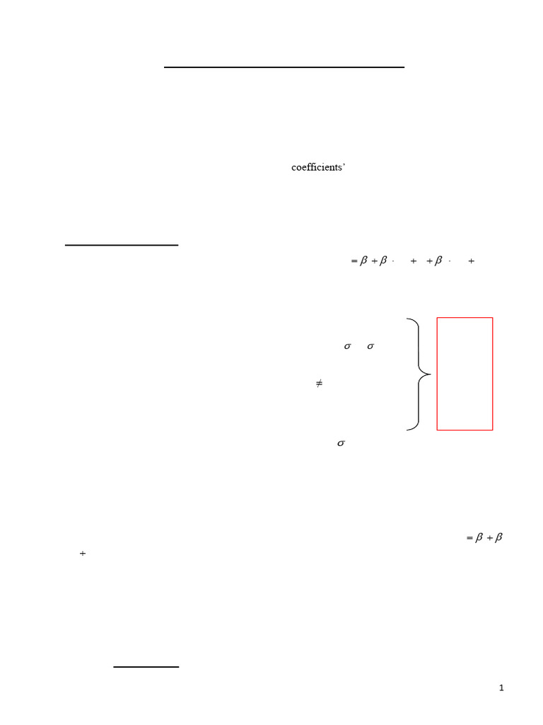 Lecture 11_Stochastic Regressors Measurement Errors | PDF | Linear Regression | Dependent And ...