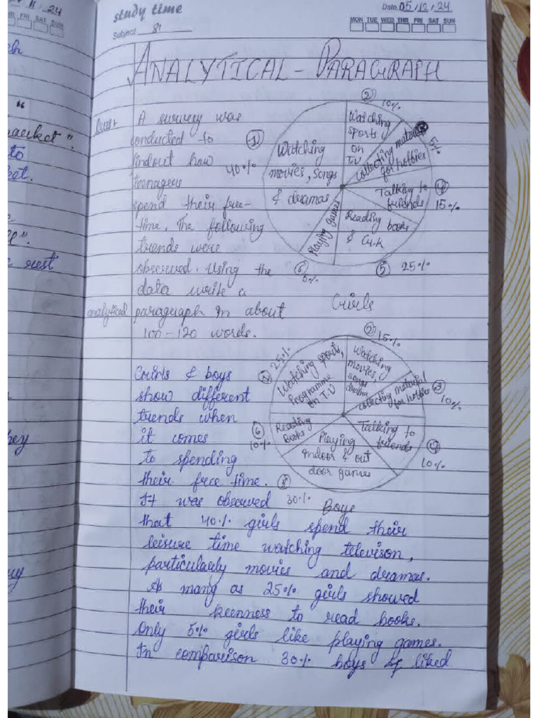 Analytical Paragraph | PDF