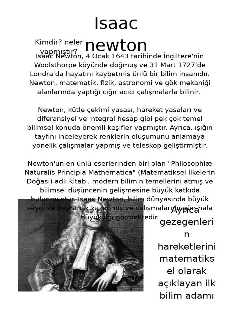 Isaac Newton 2 | PDF