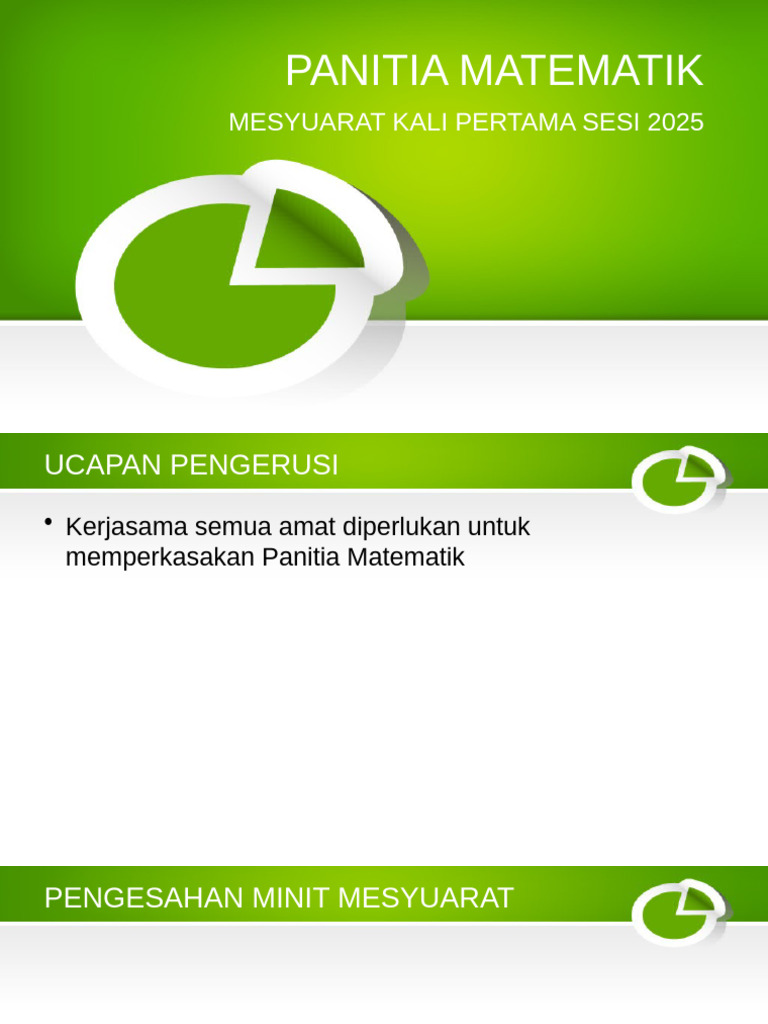 Panitia Matematik | PDF