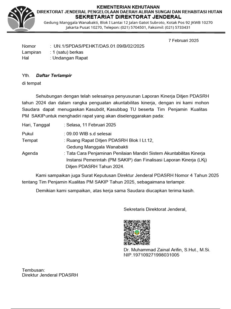 UN.1 - 2025-Tata Cara Penjamin PM SAKIP Dan Reviu LKJ 2024 | PDF