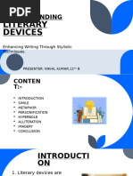 Literary Devices Worksheet | PDF | Metaphor | Linguistics