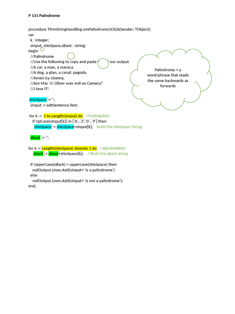 P131 Palindrome | PDF