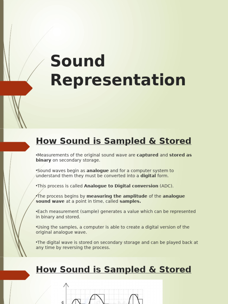 Sound Representation | PDF