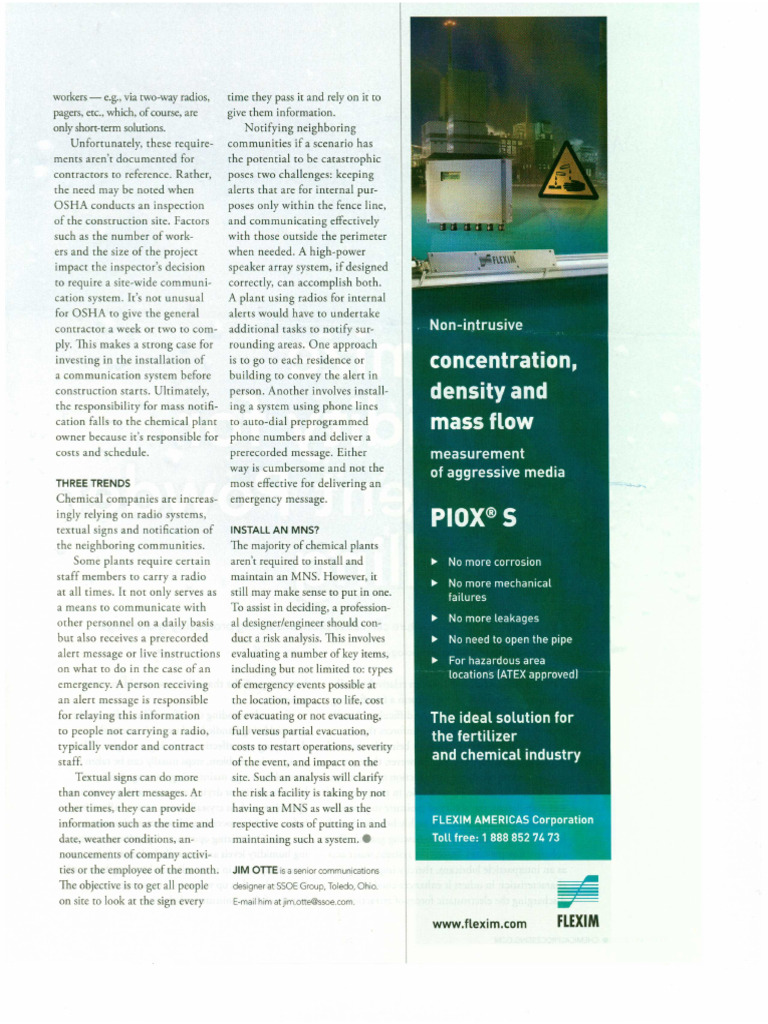 Chemical Processing Advertising | PDF