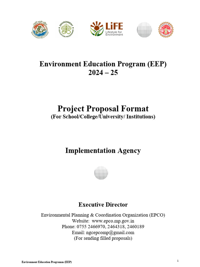 EEP Proposal English | PDF