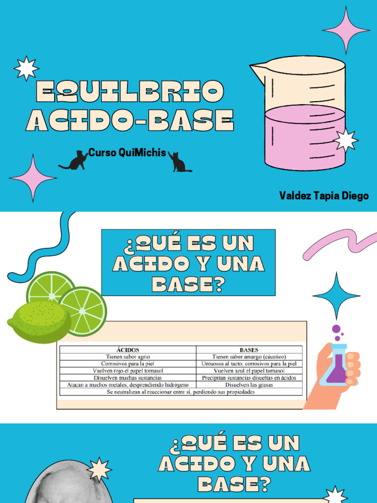 Ácidos y Bases: Conceptos Clave | PDF | Ácido | Ph