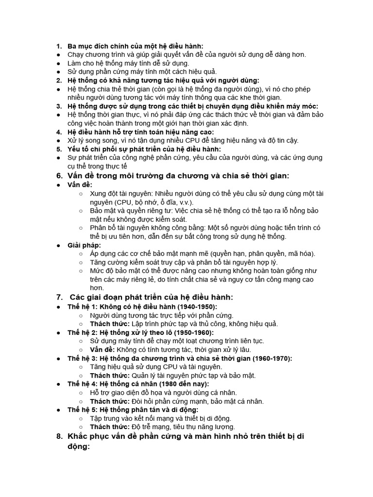 HDH Chương 1 | PDF