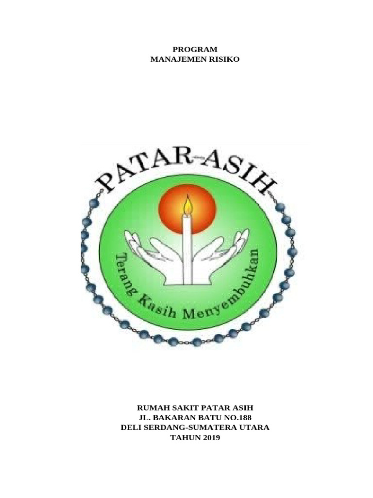 Manajemen Risiko di RS Patar Asih 2019 | PDF
