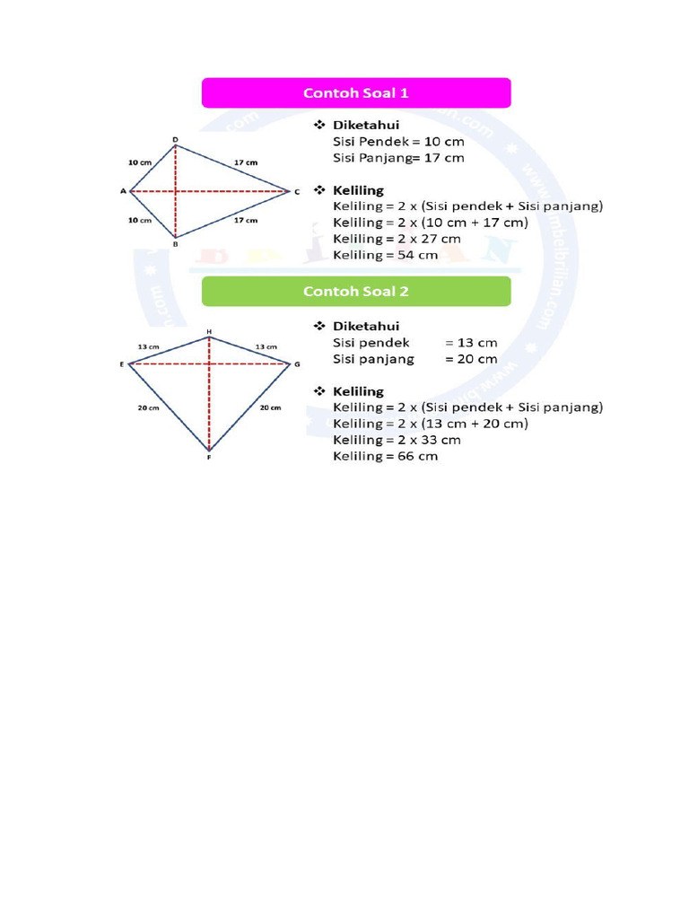 Gambar Rangkuman Materi MTK 4 | PDF