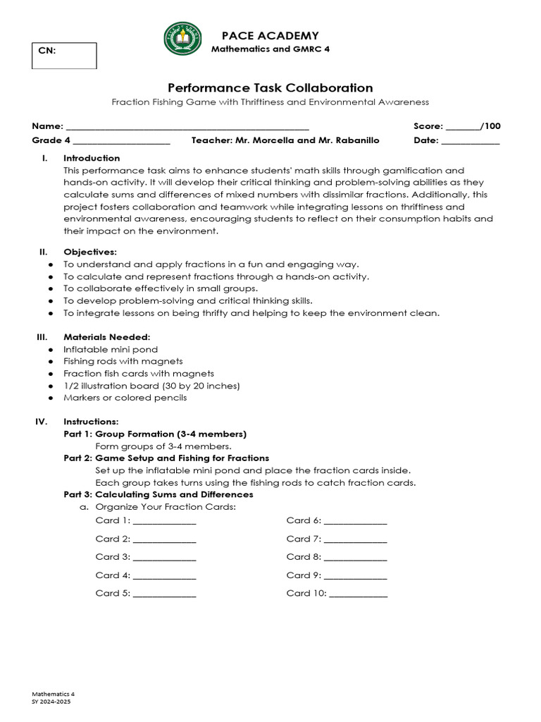 G4 Math and GMRC Collaboration | PDF | Accuracy And Precision