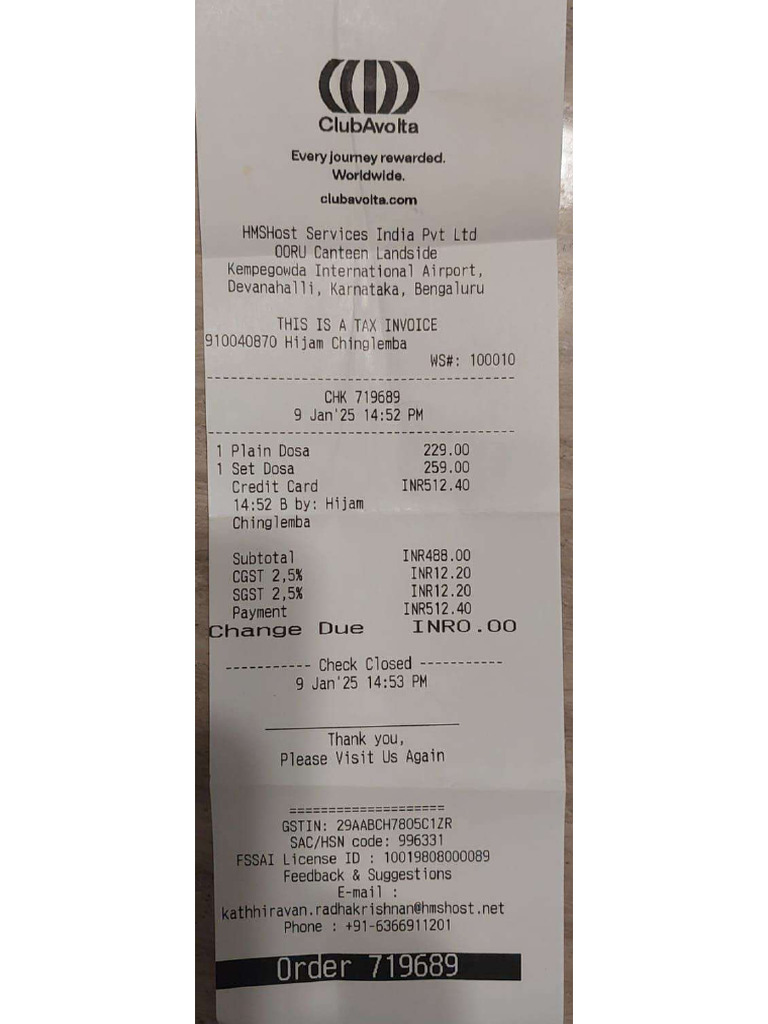 Food Bill | PDF