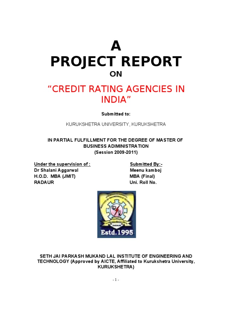 Credit Rating | PDF | Moody's Investors Service | Credit Rating Agency