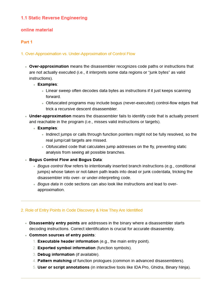 11 Static Reverse Engineering Pdf Pointer Computer Programming String Computer Science
