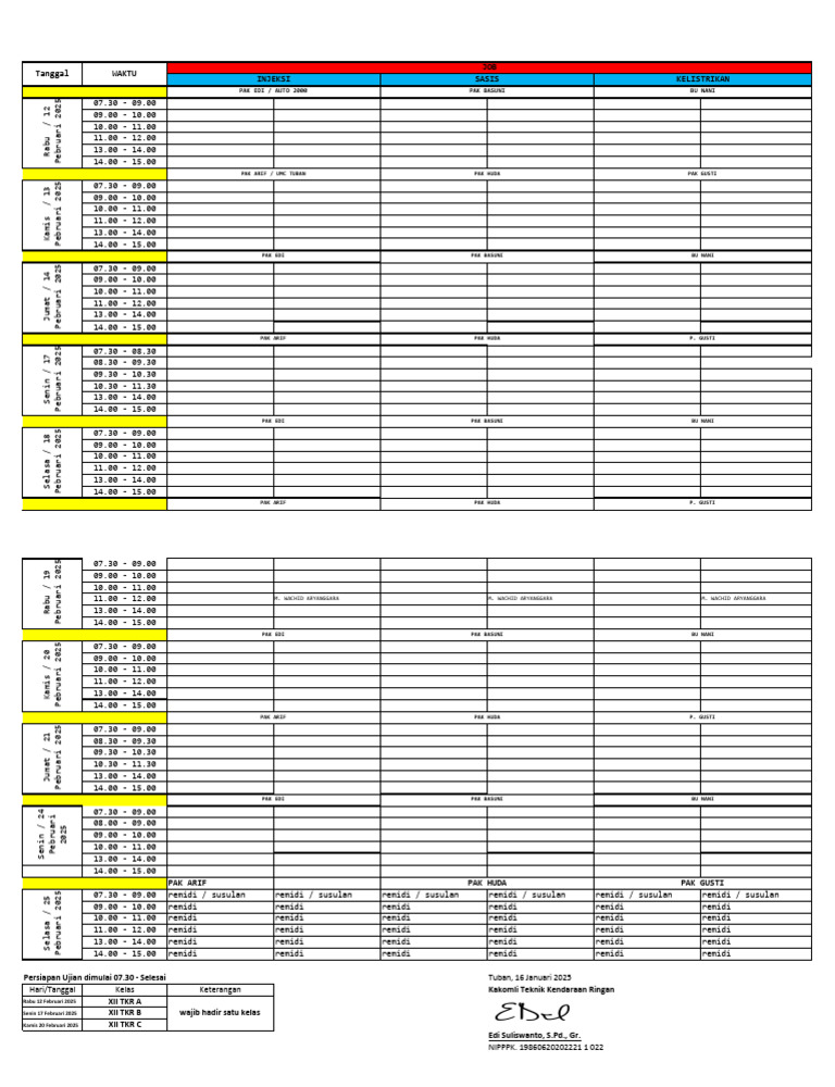 Jadwal Ukk 2025 Pdf