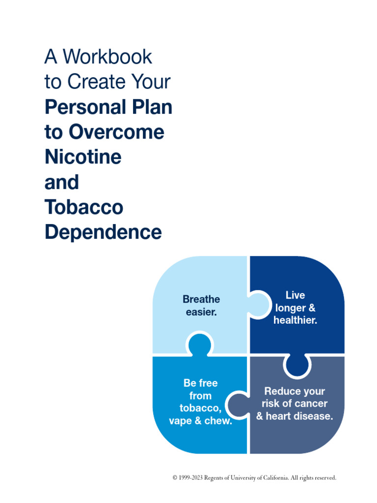 Personal Plan to Quit Tobacco | PDF | Electronic Cigarette | Smoking ...