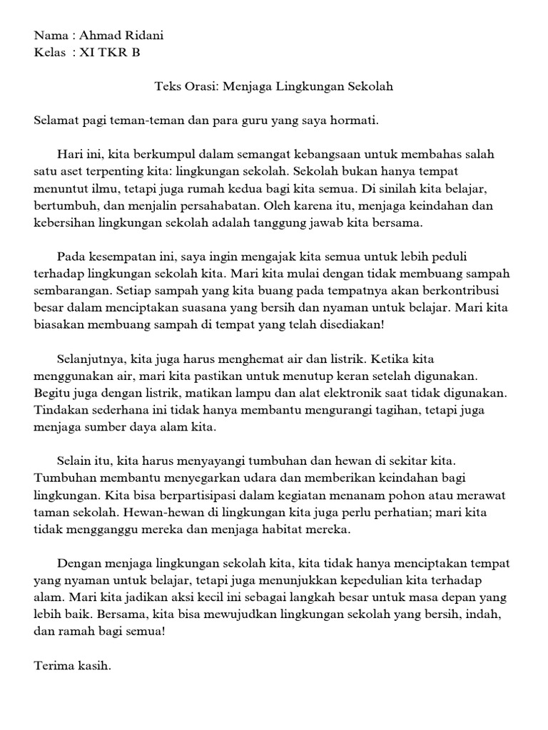 Teks Orasi kebangsaan _2024 | PDF