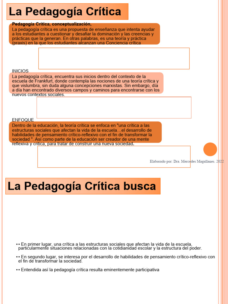 Pedagogía Crítica | PDF | Pedagogía | Maestros