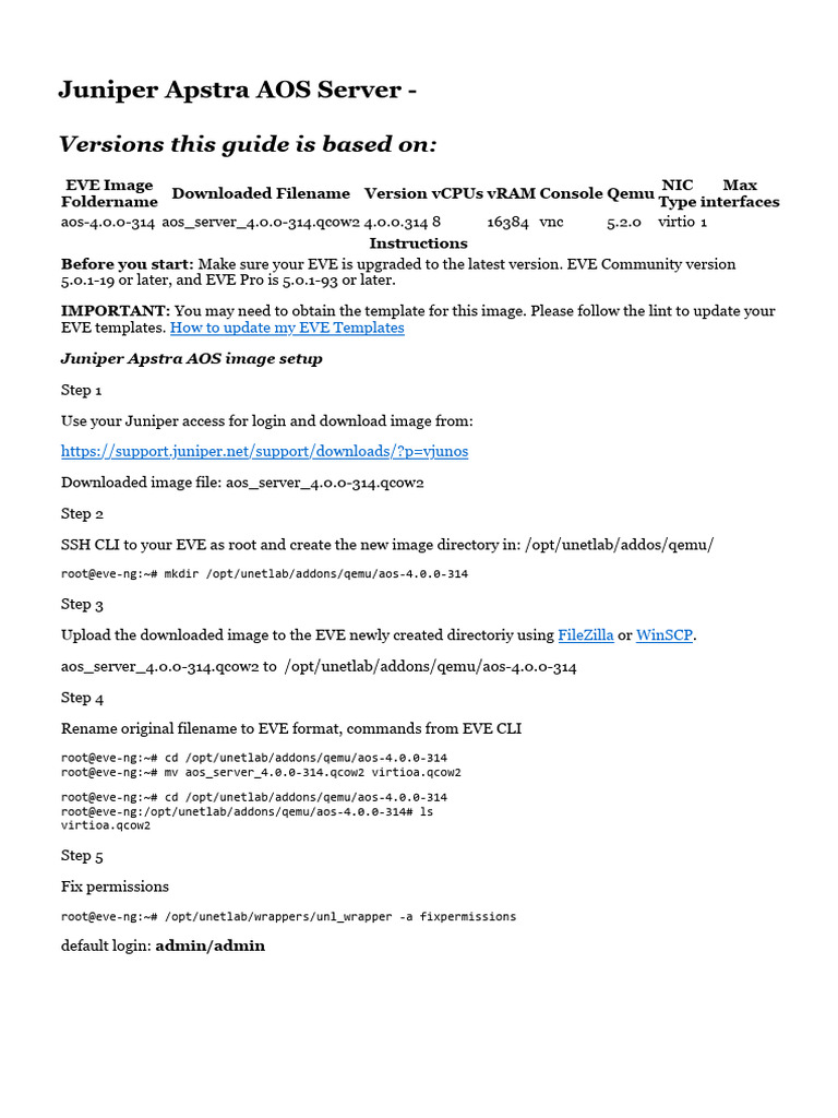 Juniper Apstra AOS Server | PDF