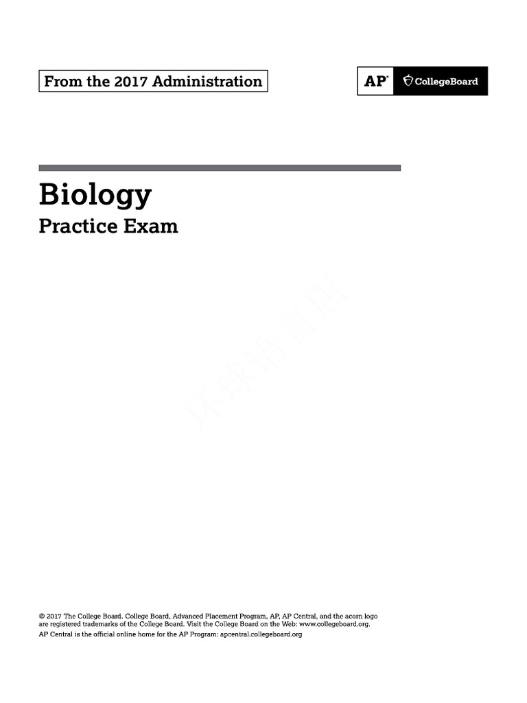 2017 AP Chem Practice | PDF