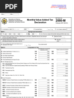 BIR FORM No. 2550-Q | PDF | Value Added Tax | Taxes