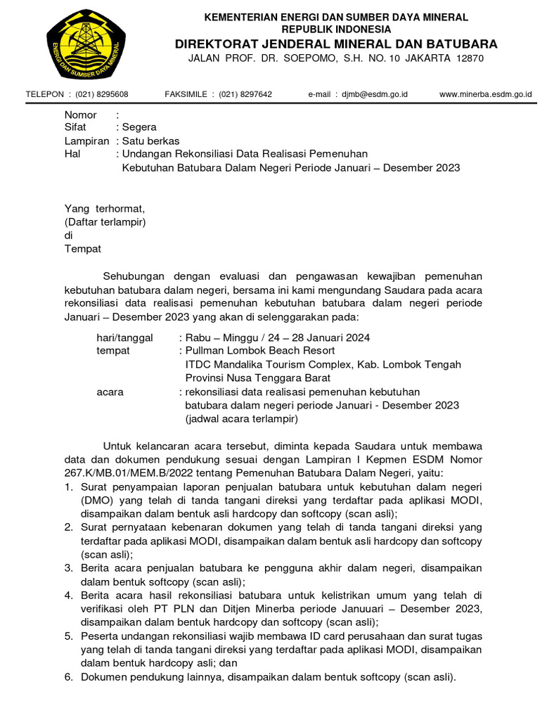 Rekon DMO Final 2023 Sesi II | PDF