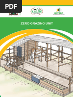 Zero Grazing Housing | PDF | Calf | Dairy Cattle